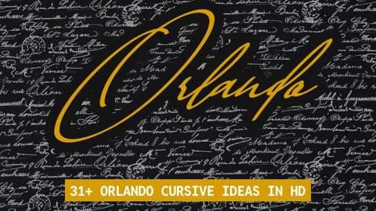 Orlando in Cursive ⚡ | 100+ Signature Ideas 2025