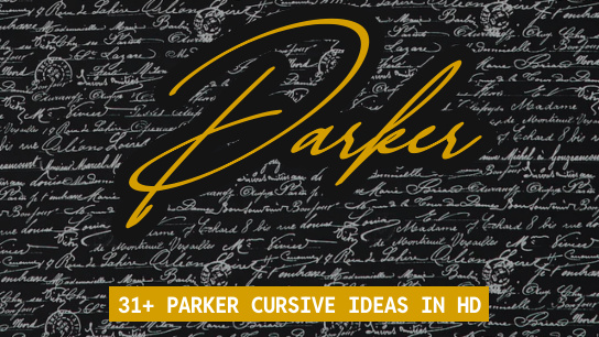 Parker in Cursive ⚡ | 100+ Signature Ideas 2025
