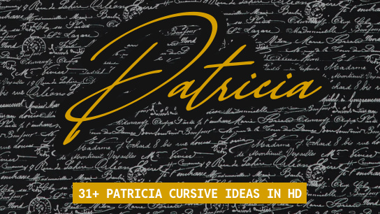 Patricia in Cursive ⚡ | 100+ Signature Ideas 2025