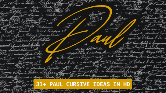 Paul in Cursive ⚡ | 100+ Signature Ideas 2025