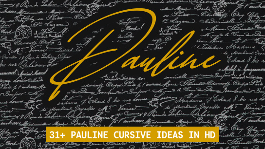 Pauline in Cursive ⚡ | 100+ Signature Ideas 2026