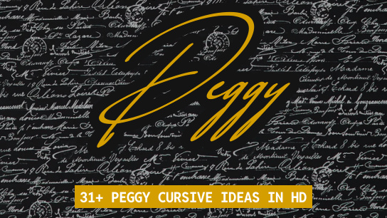 Peggy in Cursive ⚡ | 100+ Signature Ideas 2025