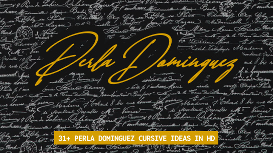 Perla Dominguez in Cursive ⚡ | 100+ Signature Ideas 2025