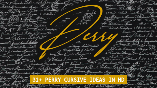 Perry in Cursive ⚡ | 100+ Signature Ideas 2025