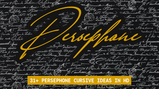 Persephone in Cursive ⚡ | 100+ Signature Ideas 2025