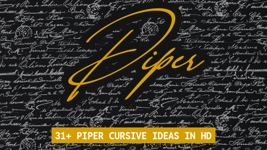 Piper in Cursive ⚡ | 100+ Signature Ideas 2025