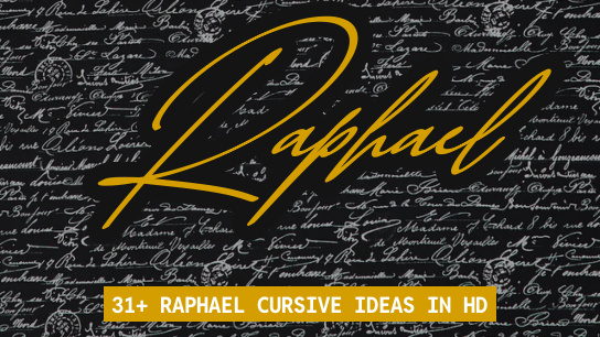 Raphael in Cursive ⚡ | 100+ Signature Ideas 2025