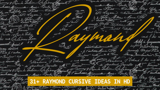 Raymond in Cursive ⚡ | 100+ Signature Ideas 2025
