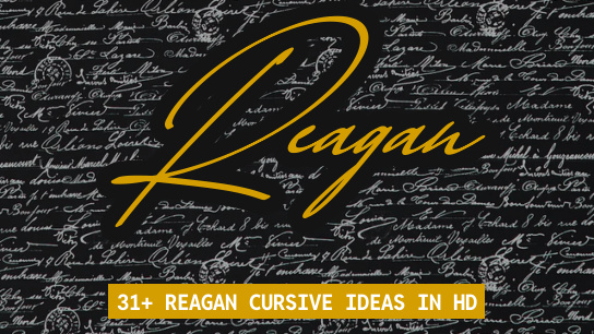 Reagan in Cursive ⚡ | 100+ Signature Ideas 2025