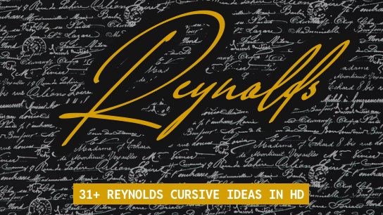 Reynolds in Cursive ⚡ | 100+ Signature Ideas 2025