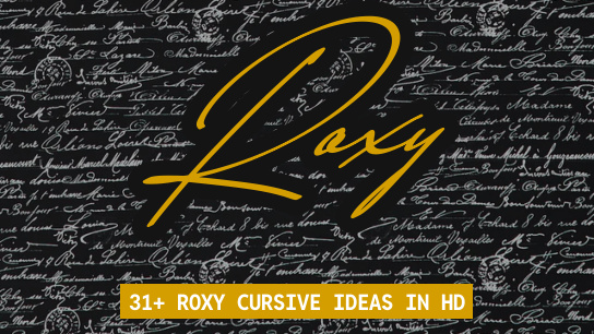 Roxy in Cursive ⚡ | 100+ Signature Ideas 2025