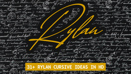 Rylan in Cursive ⚡ | 100+ Signature Ideas 2025