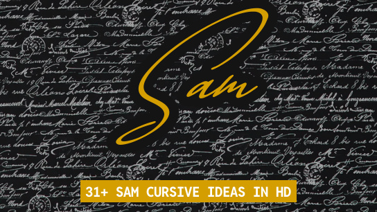 SAM in Cursive ⚡ | 100+ Signature Ideas 2025