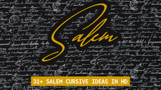 Salem in Cursive ⚡ | 100+ Signature Ideas 2025