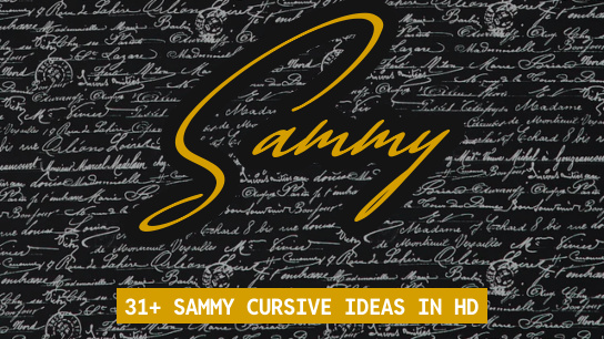 Sammy in Cursive ⚡ | 100+ Signature Ideas 2025