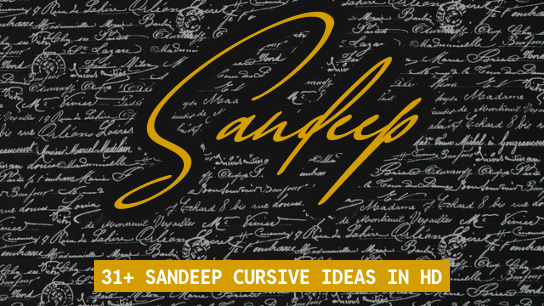 Sandeep in Cursive ⚡ | 100+ Signature Ideas 2025