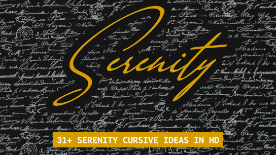 Serenity in Cursive ⚡ | 100+ Signature Ideas 2025