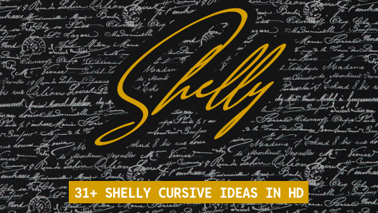 Shelly in Cursive ⚡ | 100+ Signature Ideas 2025