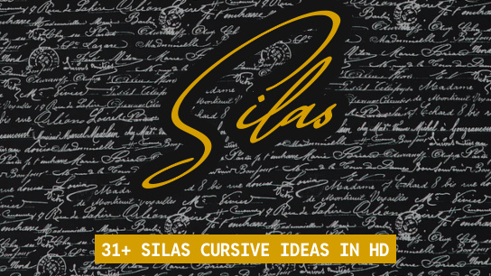 Silas in Cursive ⚡ | 100+ Signature Ideas 2025