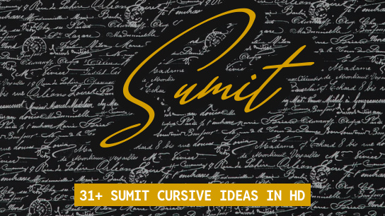 Sumit in Cursive ⚡ | 100+ Signature Ideas 2025