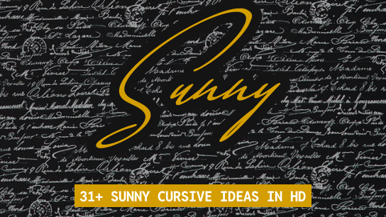 Sunny in Cursive ⚡ | 100+ Signature Ideas 2025