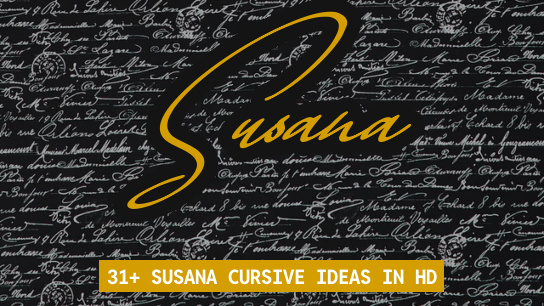 Susana in Cursive ⚡ | 100+ Signature Ideas 2025