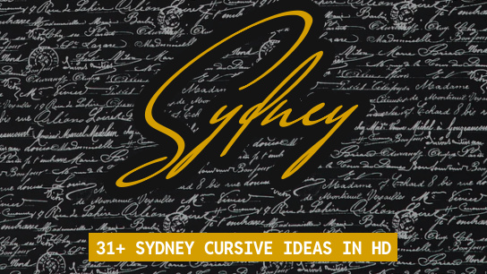 Sydney in Cursive ⚡ | 100+ Signature Ideas 2025