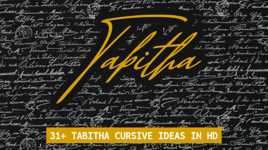 Tabitha in Cursive ⚡ | 100+ Signature Ideas 2025
