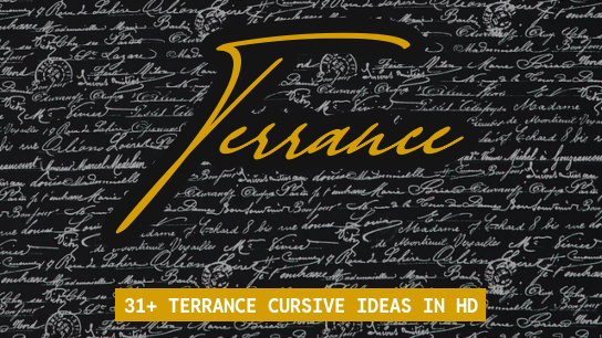 Terrance in Cursive ⚡ | 100+ Signature Ideas 2025