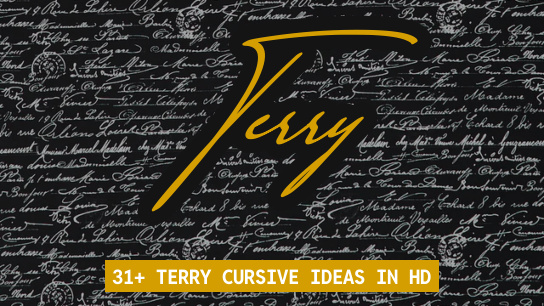 Terry in Cursive ⚡ | 100+ Signature Ideas 2025