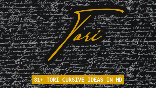 Tori in Cursive ⚡ | 100+ Signature Ideas 2025