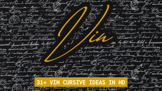 VIN in Cursive ⚡ | 100+ Signature Ideas 2025