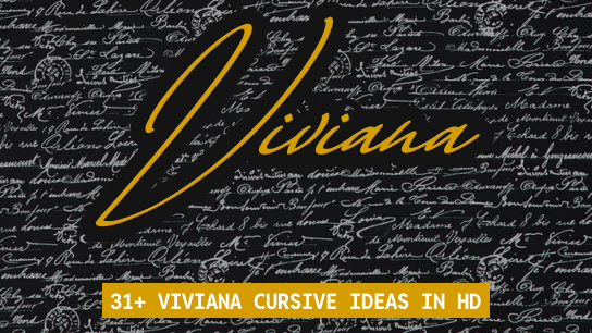 Viviana in Cursive ⚡ | 100+ Signature Ideas 2025