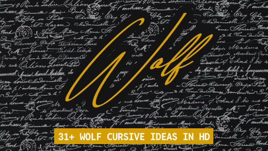 Wolf in Cursive ⚡ | 100+ Signature Ideas 2025