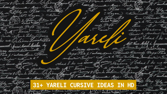 Yareli in Cursive ⚡ | 100+ Signature Ideas 2025