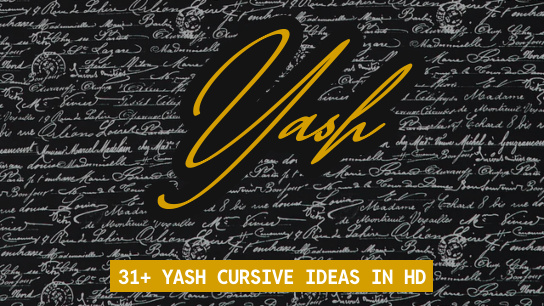 Yash in Cursive ⚡ | 100+ Signature Ideas 2025