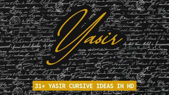 Yasir in Cursive ⚡ | 100+ Signature Ideas 2025