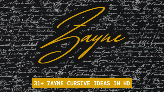 Zayne in Cursive ⚡ | 100+ Signature Ideas 2025